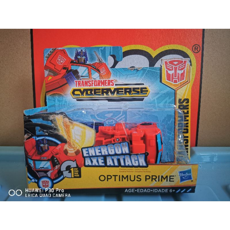 Hasbro Transformers Cyberverse Optimus Prime Energon Ace attack ...