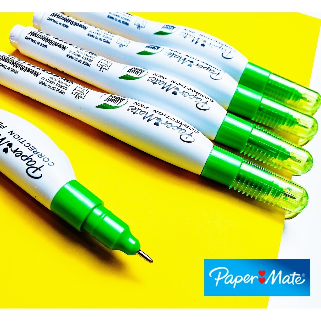 Liquid Paper® Correction Pen 7ml ( Papermate ) | Shopee Malaysia