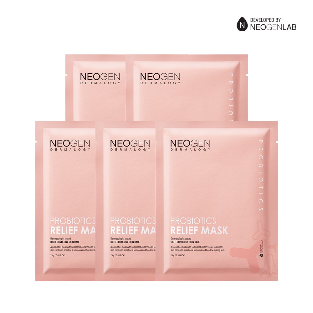 [NEOGEN DERMALOGY] Probiotics Relief Mask (25g x 5ea) | Shopee Malaysia