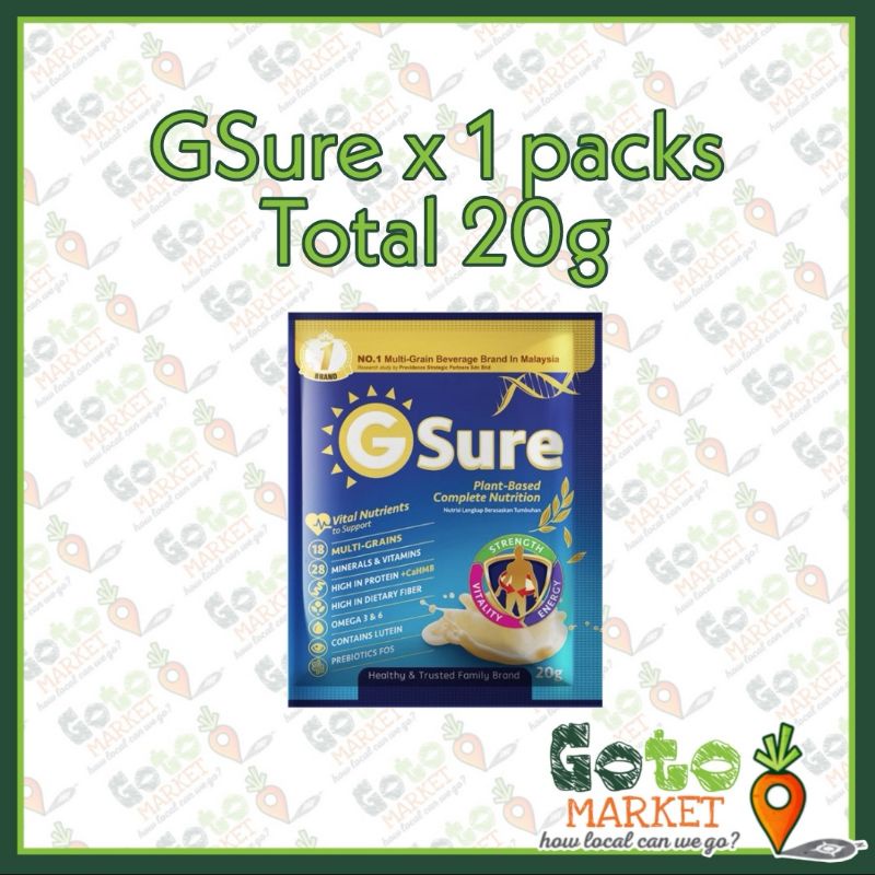 Good Morning Gsure 20g Sachets Trial Pack (1 packs) | Shopee Malaysia