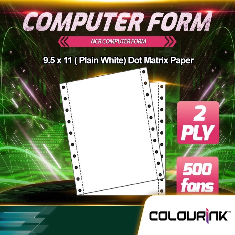 ColourInk NCR Computer Form 1 Ply ｜1 Ply 2UP｜2Ply｜2 Ply 2UP｜3 Ply｜3 Ply ...