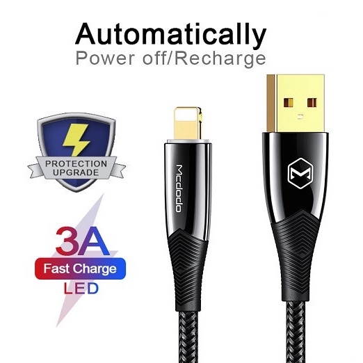Mcdodo CA-8060 3A IP USB Data Cable / Auto Power Off / Fast Quick ...