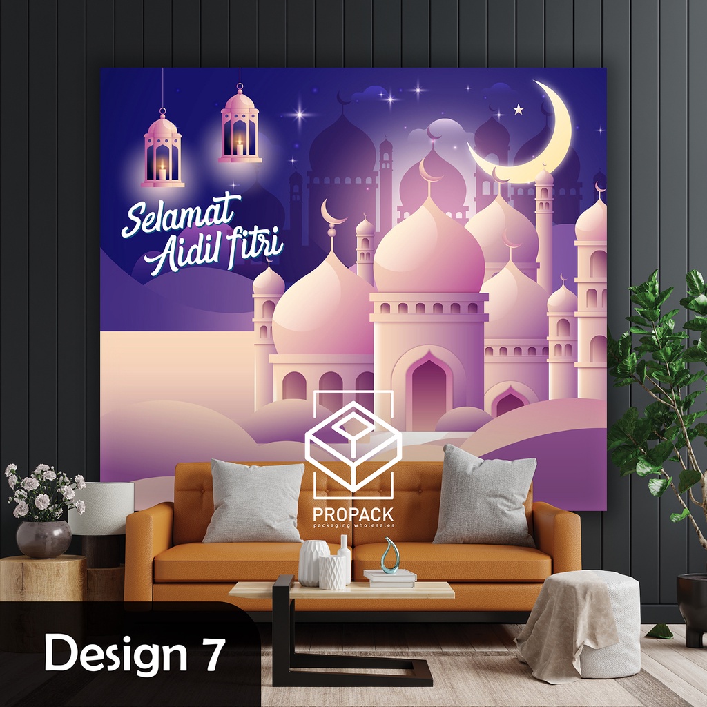 Hari Raya Family Photography Background Decoration /backdrop Hari Raya ...