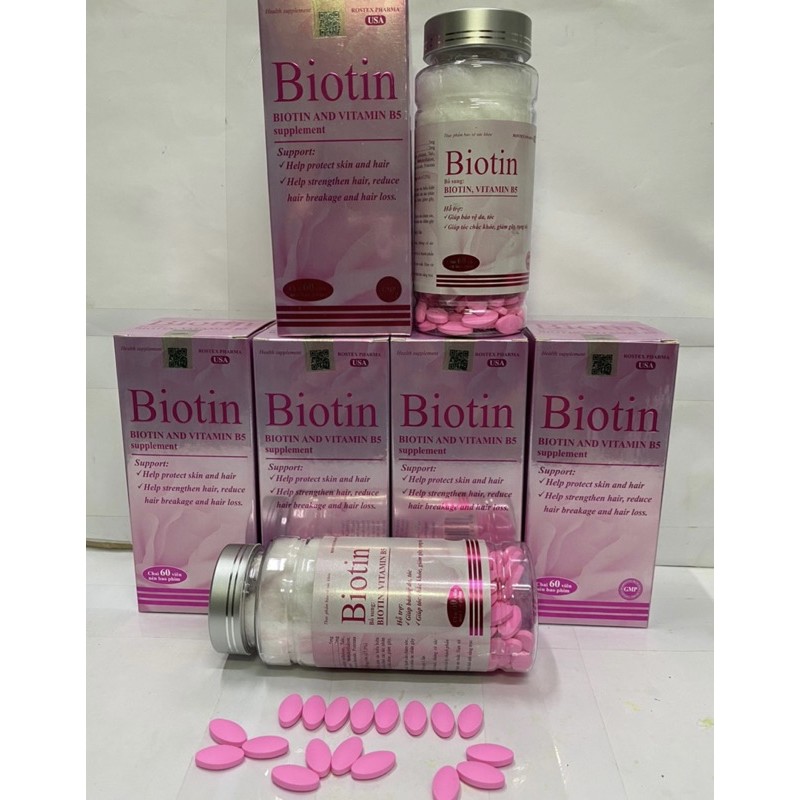 Biotin + vitamin B5 supplements help reduce hair loss, protect skin ...