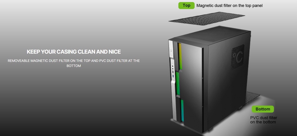 Invasion PRISM (ATX Gaming Case) | Shopee Malaysia