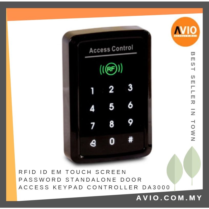 Standalone RFID ID EM Lock Touch Screen Password Door Access Control ...