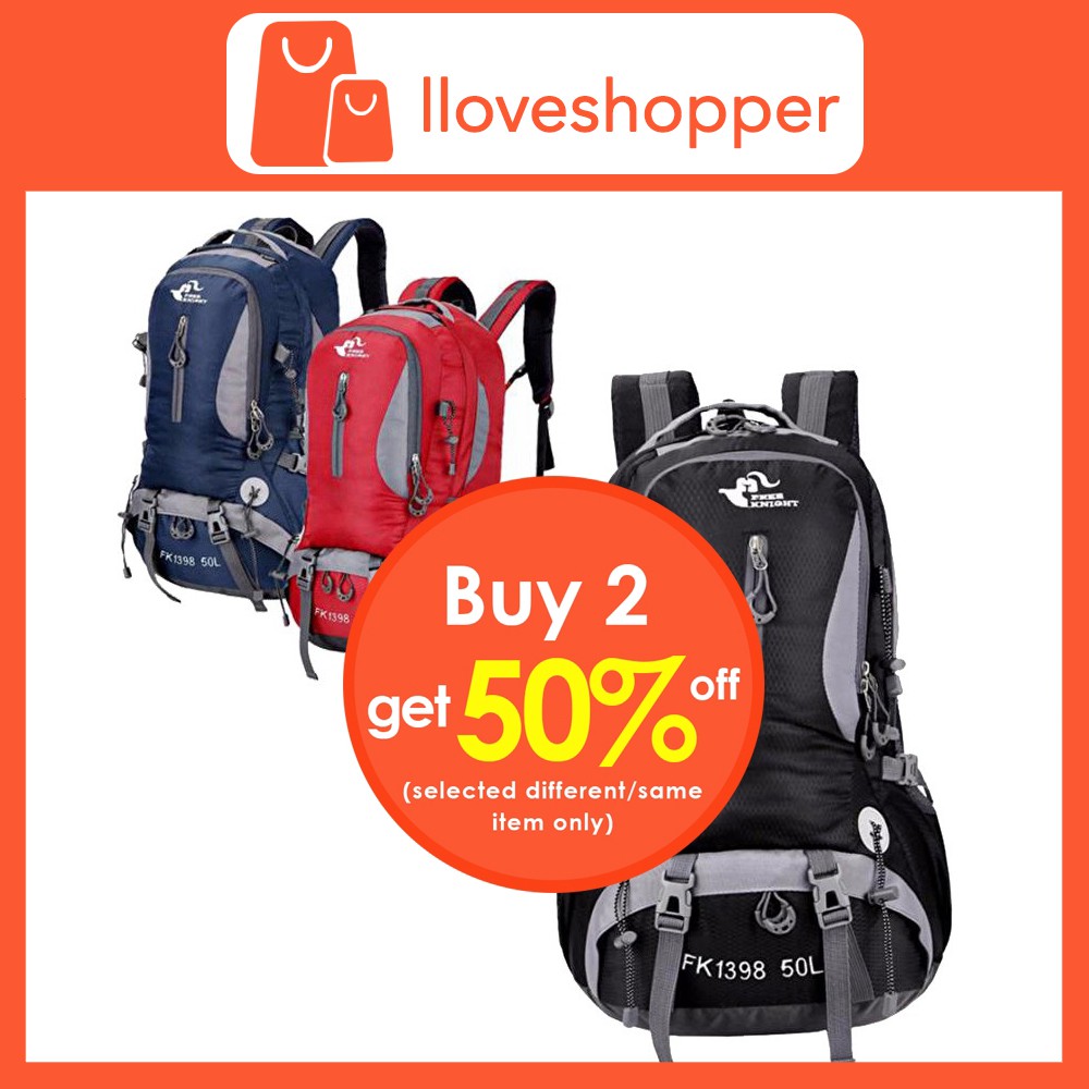 Travel Star Free Knight FK1398 50L Premium Outdoor and Hiking Backpack | Shopee Malaysia