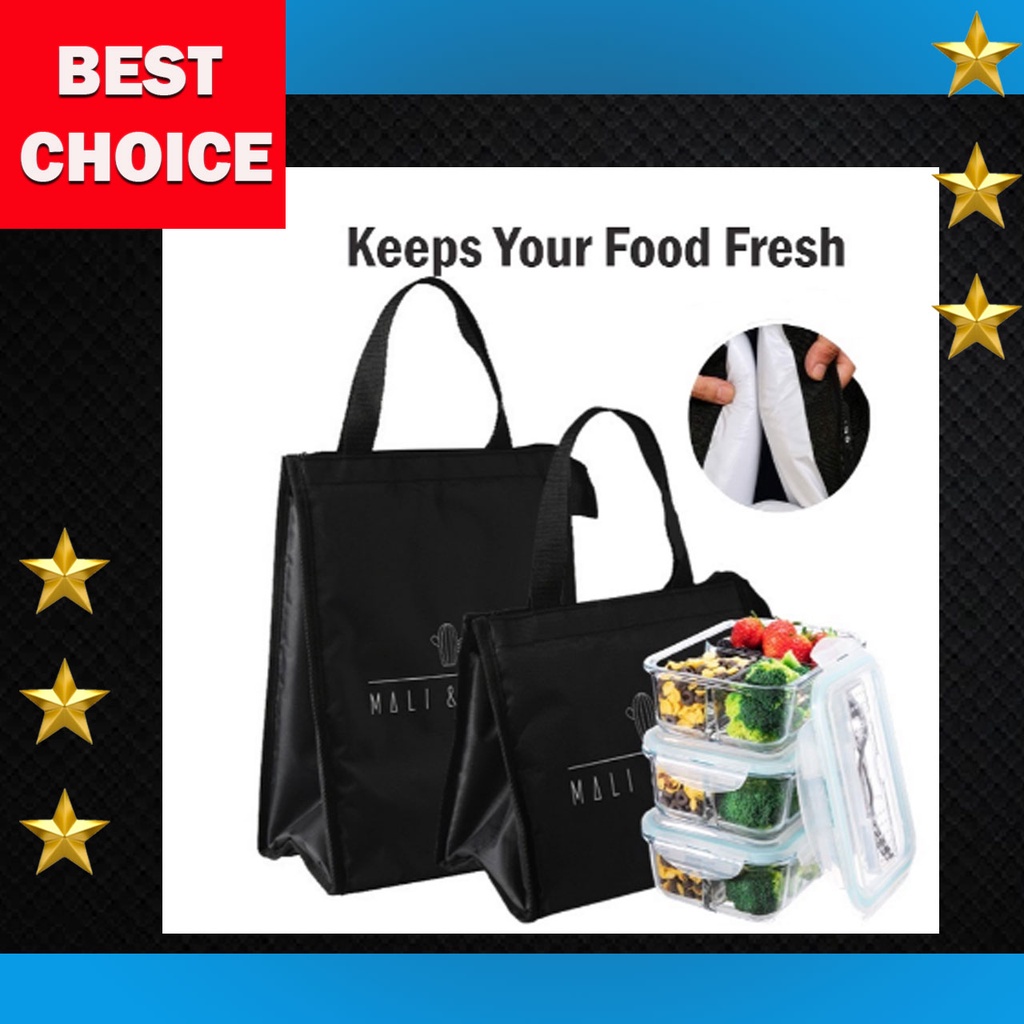 beg bekal makanan tahan panas/beg makanan sekolah/beg bekal tupperware ...