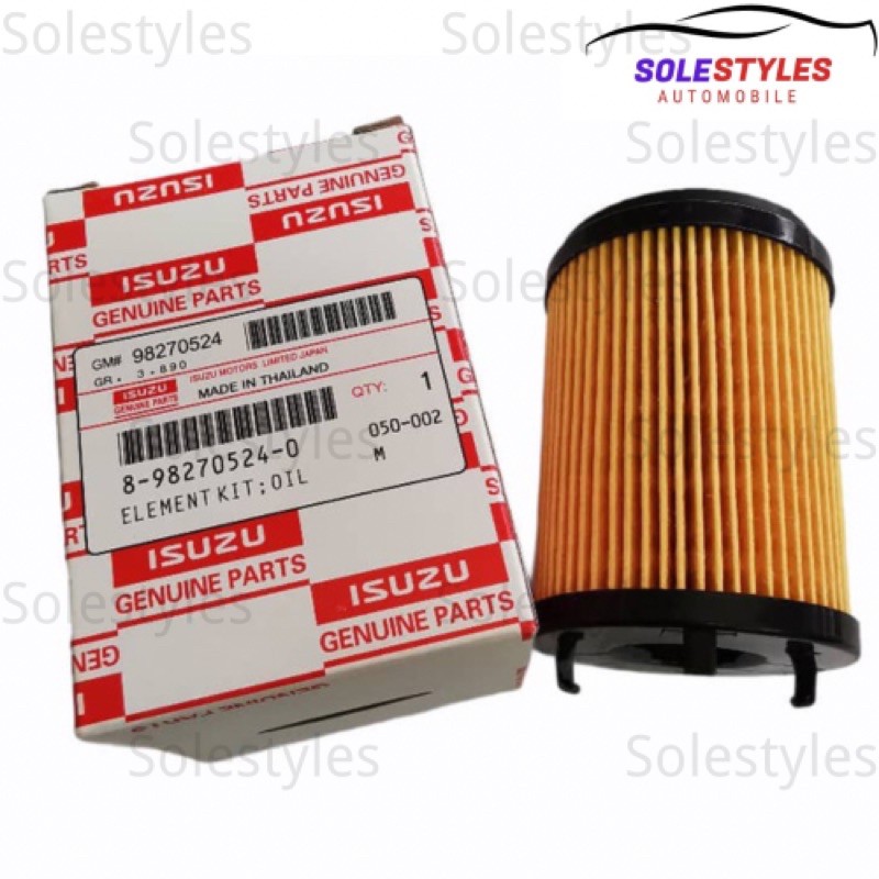 ISUZU D-MAX 1.9 DDI 2019 (BLUE POWER) OIL FILTER 8-98270524-0 DMAX ...