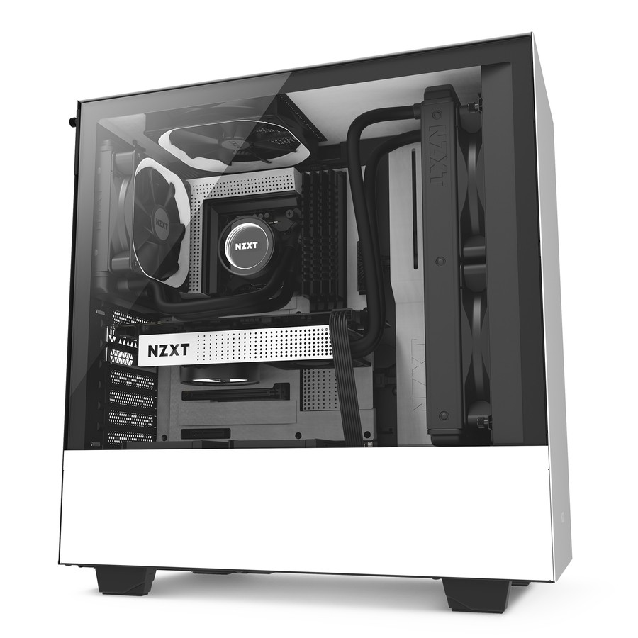 NZXT H SERIES H500 BLACK+WHITE ATX CASING | Shopee Malaysia