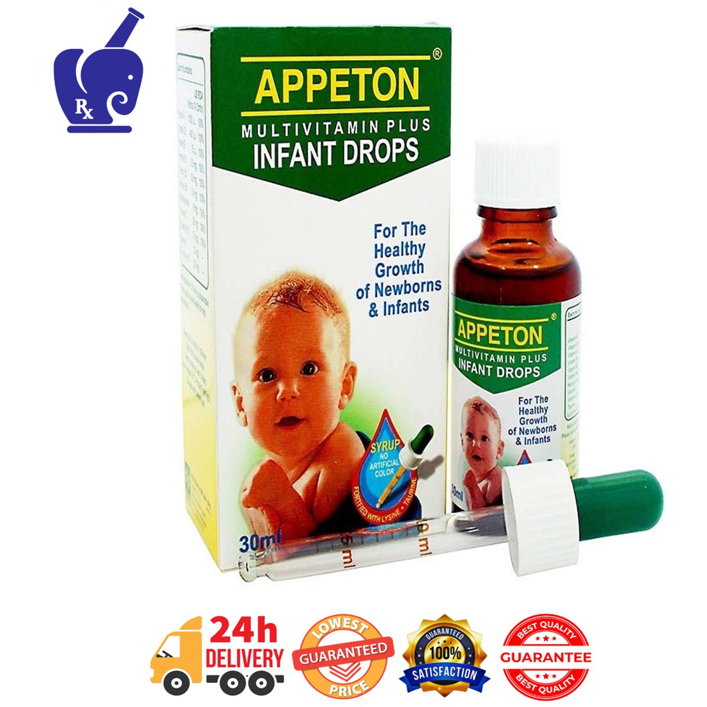 APPETON BABY DROPS MULTIVITAMIN LYSINE + TAURINE | Shopee Malaysia