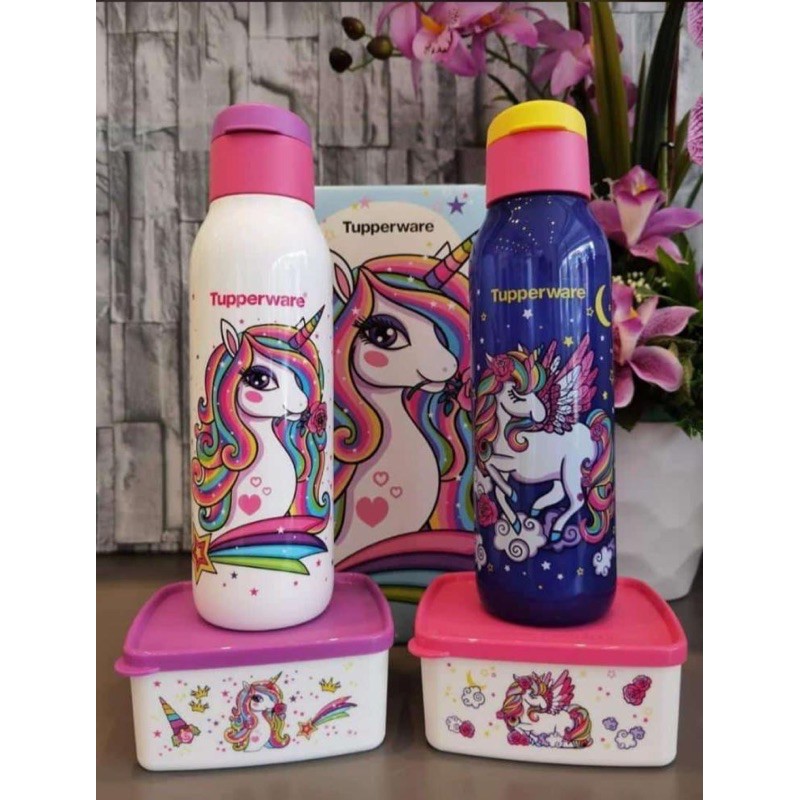 Botol Air Tupperware UNICORN COLLECTION SET | Shopee Malaysia