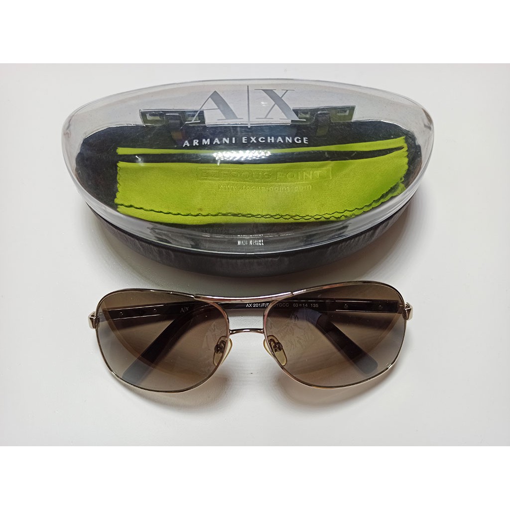 [ Preloved ] Authentic Armani Exchange Sunglasses [AX 201/F/S - 63mm ...
