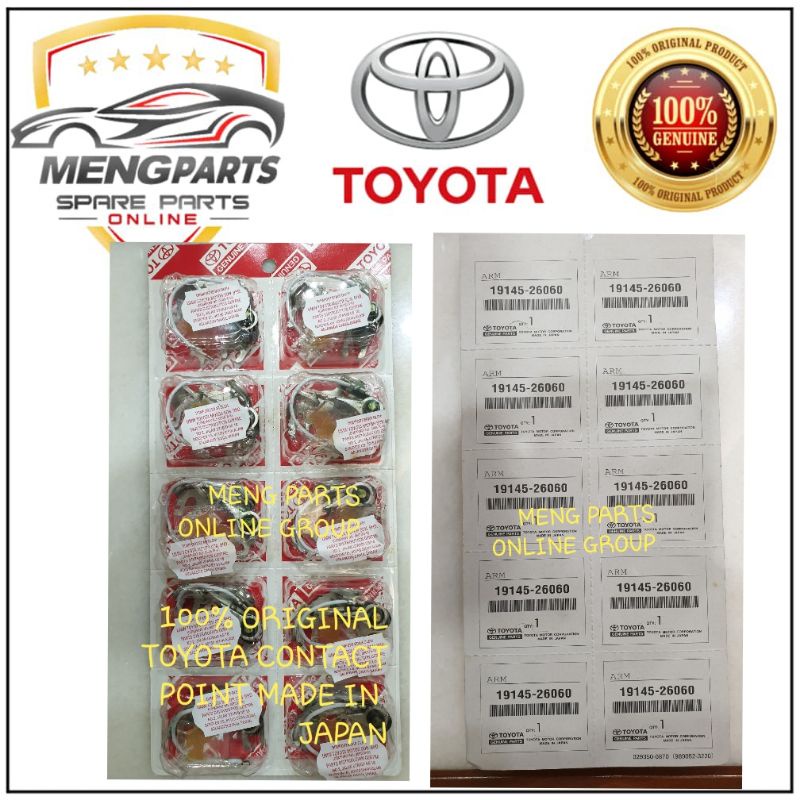 ORIGINAL TOYOTA CONTACT POINT KE20,KE30,KE70,RN20,KM36 ,KANCIL ...
