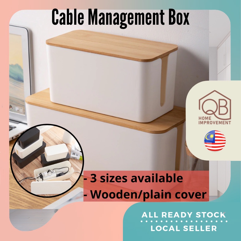 QB Cable management storage box minimalist safety socket wire extension ...