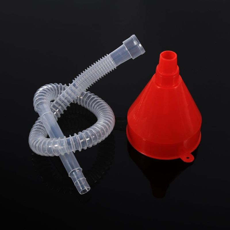 [Ready Stock] Universal Plastic Funnel With Soft Pipe Paip Salur Minyak ...