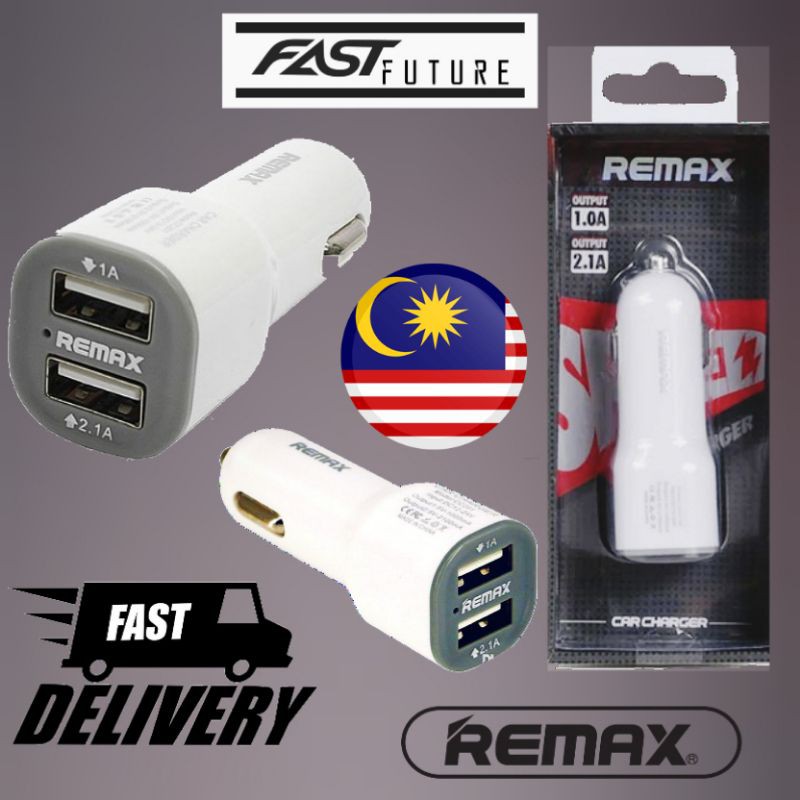Remax Dual Port Car Charger RCC-201 Output Car Charger RCC-201(Fast ...