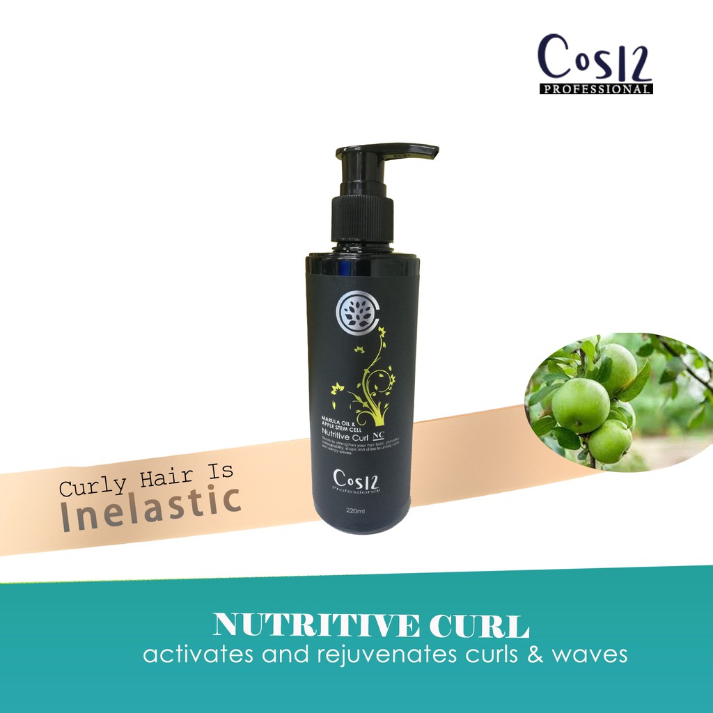 COS12 NUTRITIVE CURL, NUTRIVIE TAMER, SCULPTING LOTION (220ML) | Shopee ...