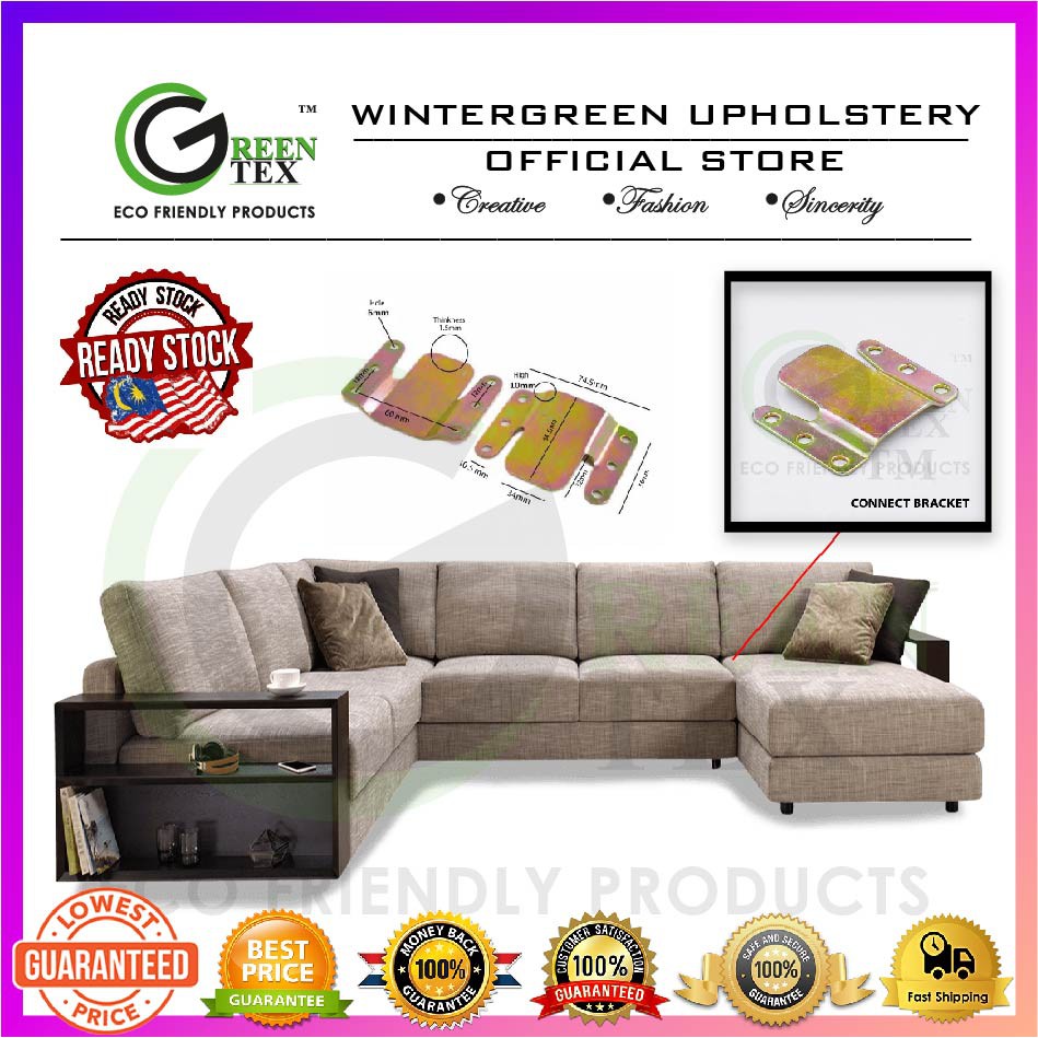 [HEAVY DUTY] UNIVERSAL SOFA CONNECTOR INTERLOCK BRACKET SOFA HOOK FRAME ...