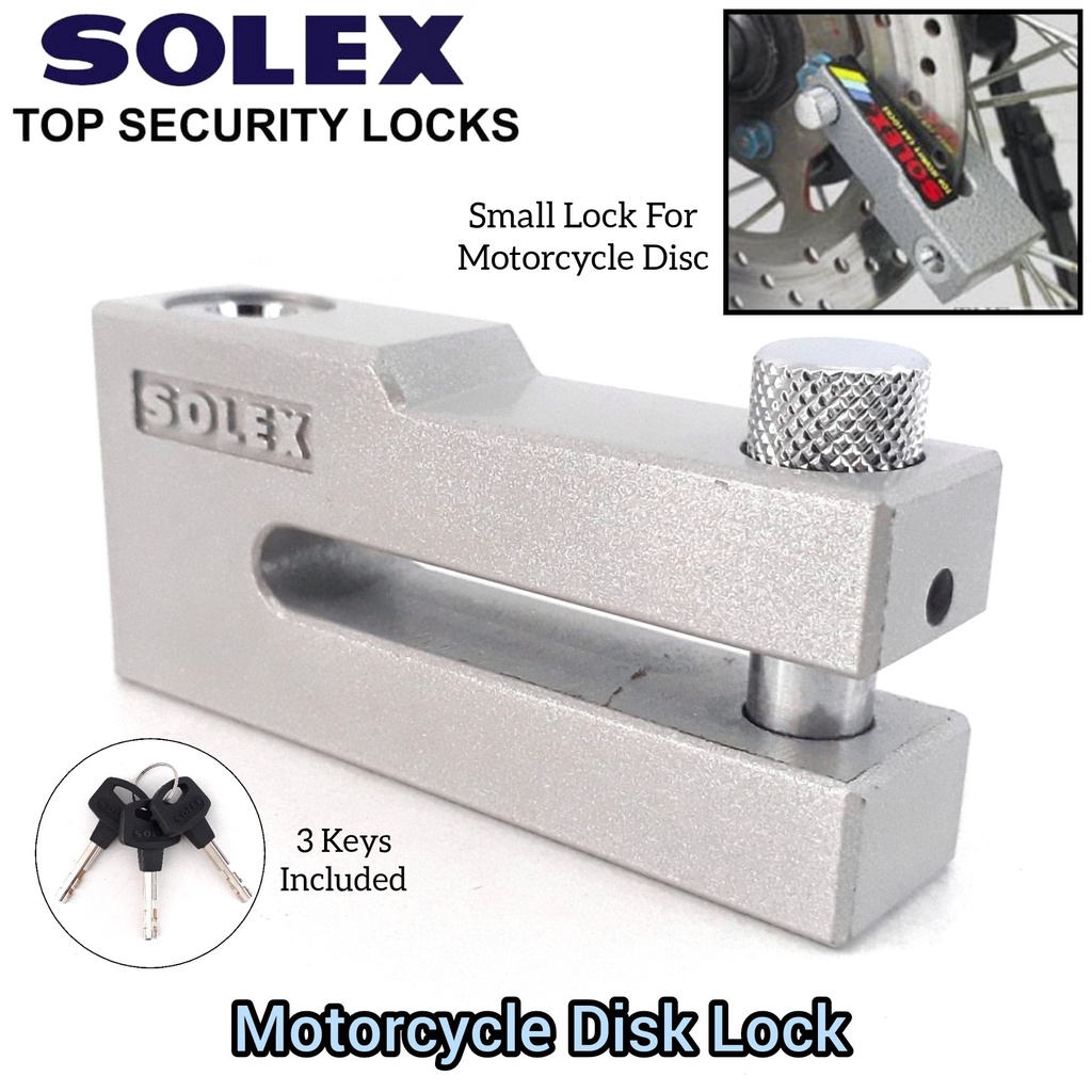 Solex Premium Motorcycle Disk Lock Heavy Duty For Motor ,Motorbike ...