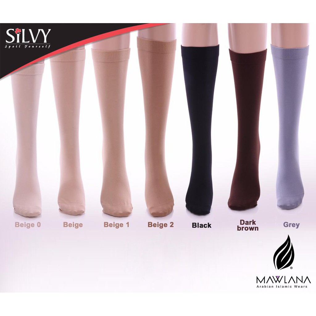 Stoking Panjang Original Mesir Silvy Original Stokin Muslimah socks ...