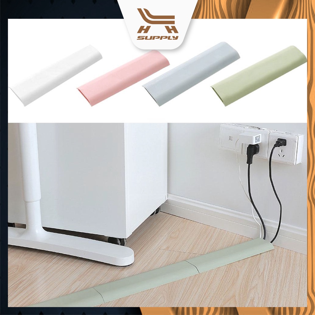 LH 30cm Self-Adhesive Wire Cable Cover Organizer Wall Storage Desk TV ...