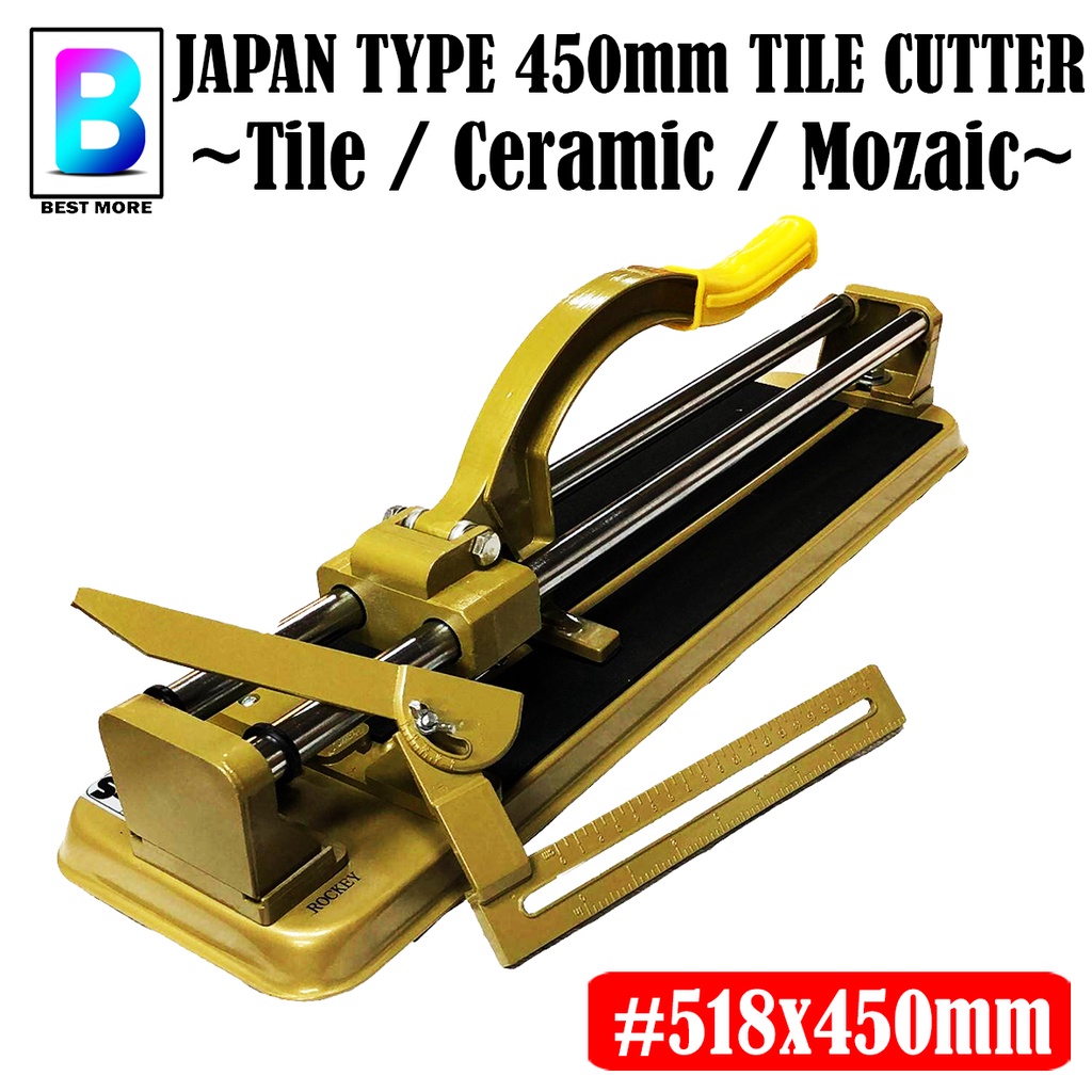 JAPAN TYPE 450mm MANUAL TILE / MOZAIC CUTTER / POTONG LANTAI JUBIN ...