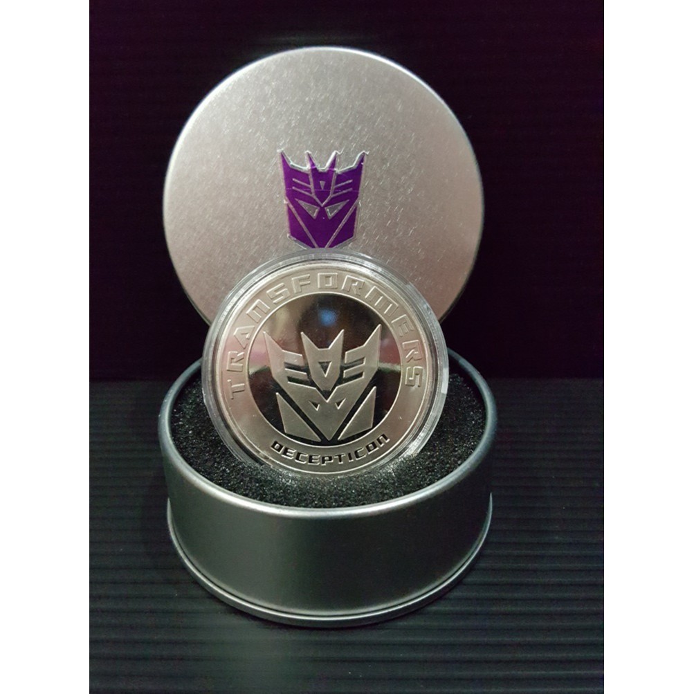 Transformers Collectable Coin (Silver Colour With Logo Autobot and ...
