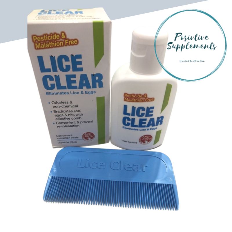 UBAT KUTU PALING BERKESAN LICE CLEAR GEL 70ML | Shopee Malaysia