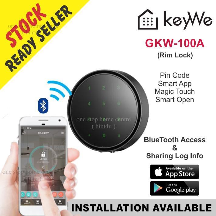 KeyWe GKW-100A App Bluetooth Digital Door Lock ( Gift St guchi Key ...