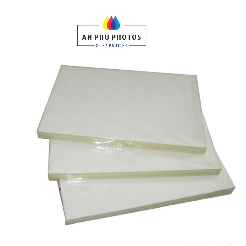 Laminating film - A4 size Plastic laminating paper - set of 100 sheets ...