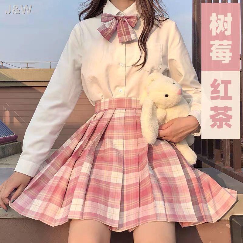 Ready Stock XS-2XL jk school uniform set white blouse pleated skirt Japanese Korean JK制服全套 ...