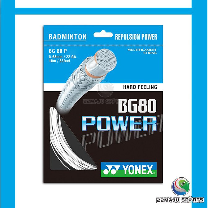 Yonex BG80 / BG80 Power 0.68mm Badminton String - 100% Original - PM for Colors | Shopee Malaysia