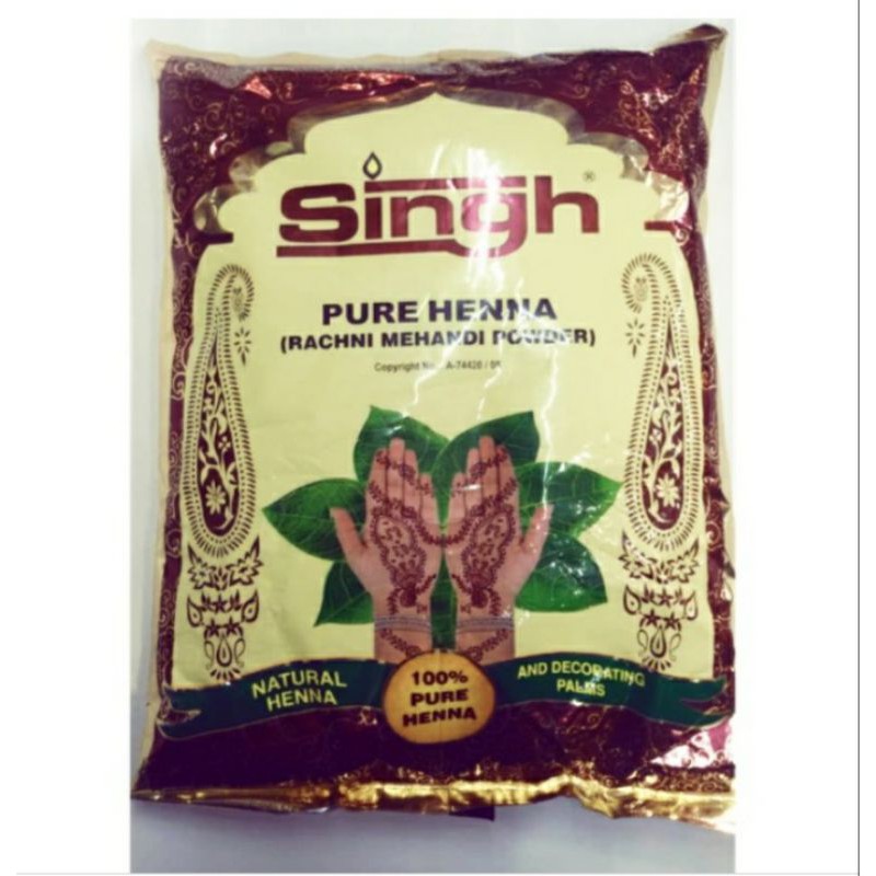 SINGH PURE HENNA POWDER 100G/1KG exp2025 | Shopee Malaysia