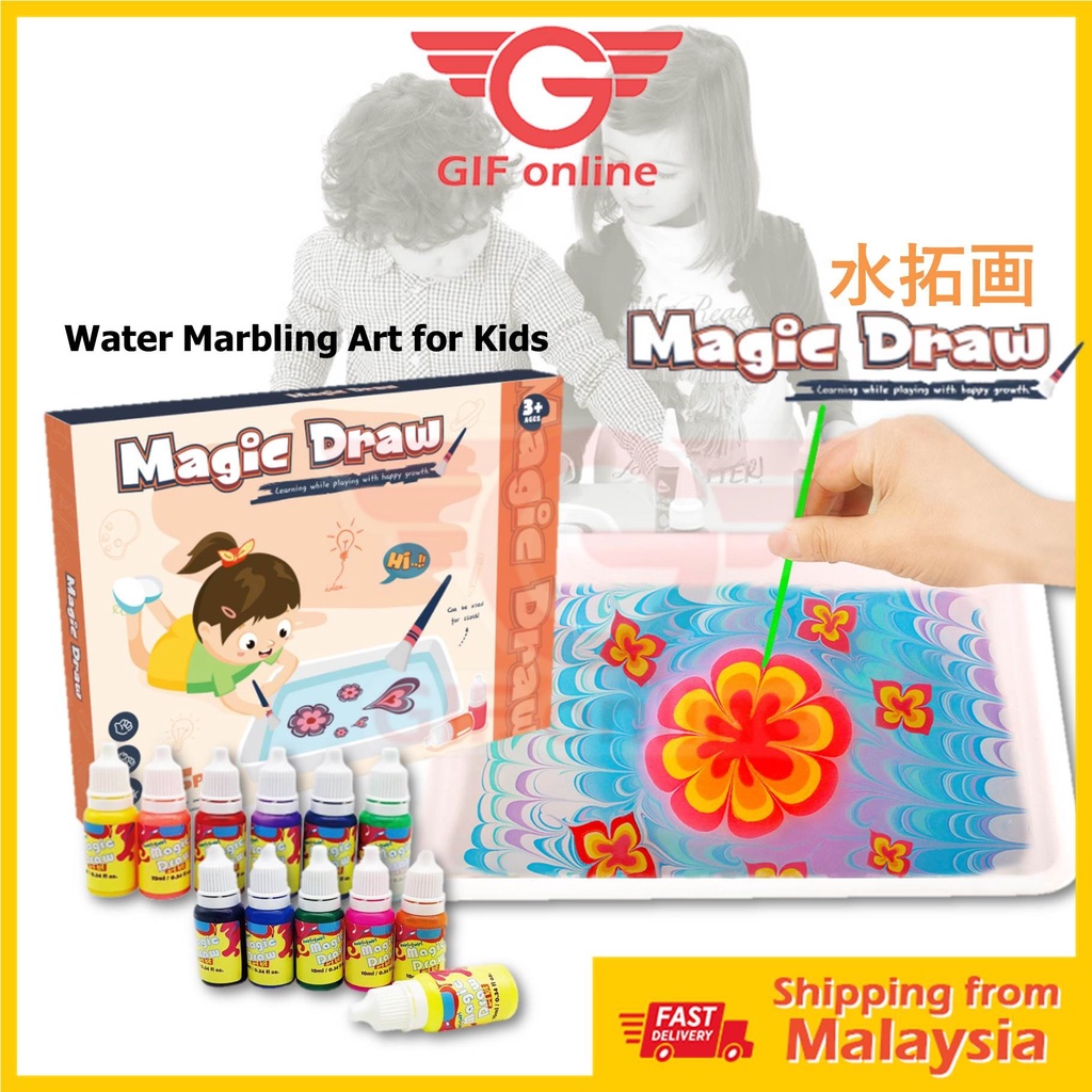 GIFONLINE Magic Water Draw For Kids Education Toys Water Magical ...