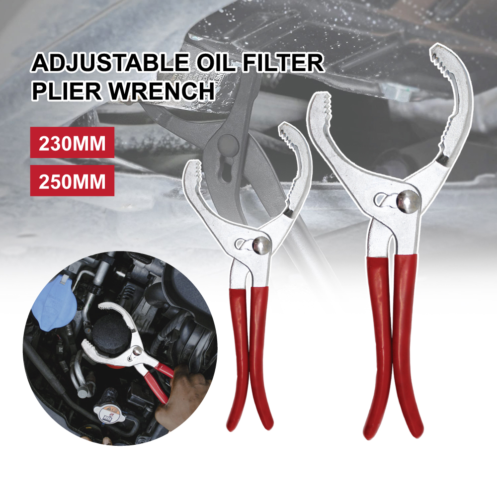 Automotive 9" / 10" Adjustable Oil Filter Plier Wrench Tool 9 Inch / 10 ...