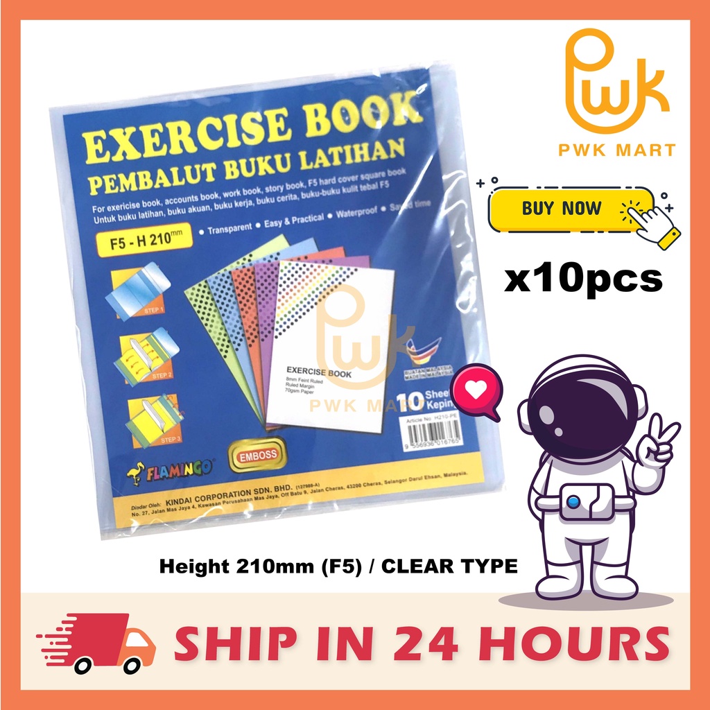 🔥READY STOCK🔥CLEAR Exercise Book Cover / Text Book / Buku kerja Cover ...