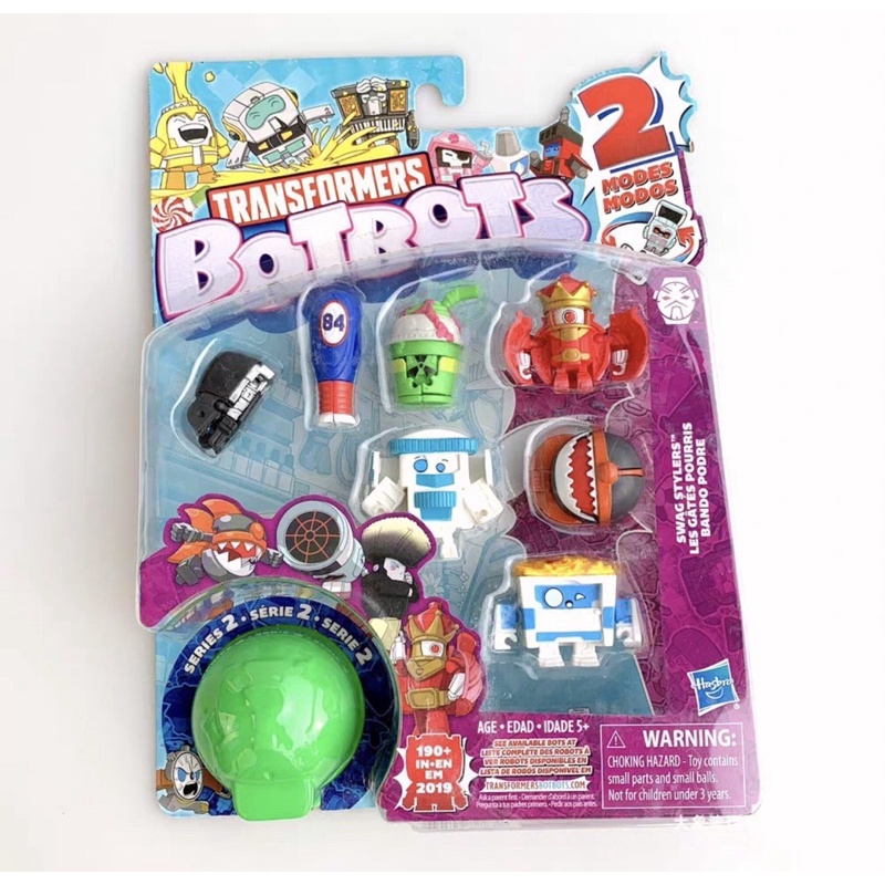 Hasbro' BotBots transforming robot - mini robot toy[Set of 8 robots ...