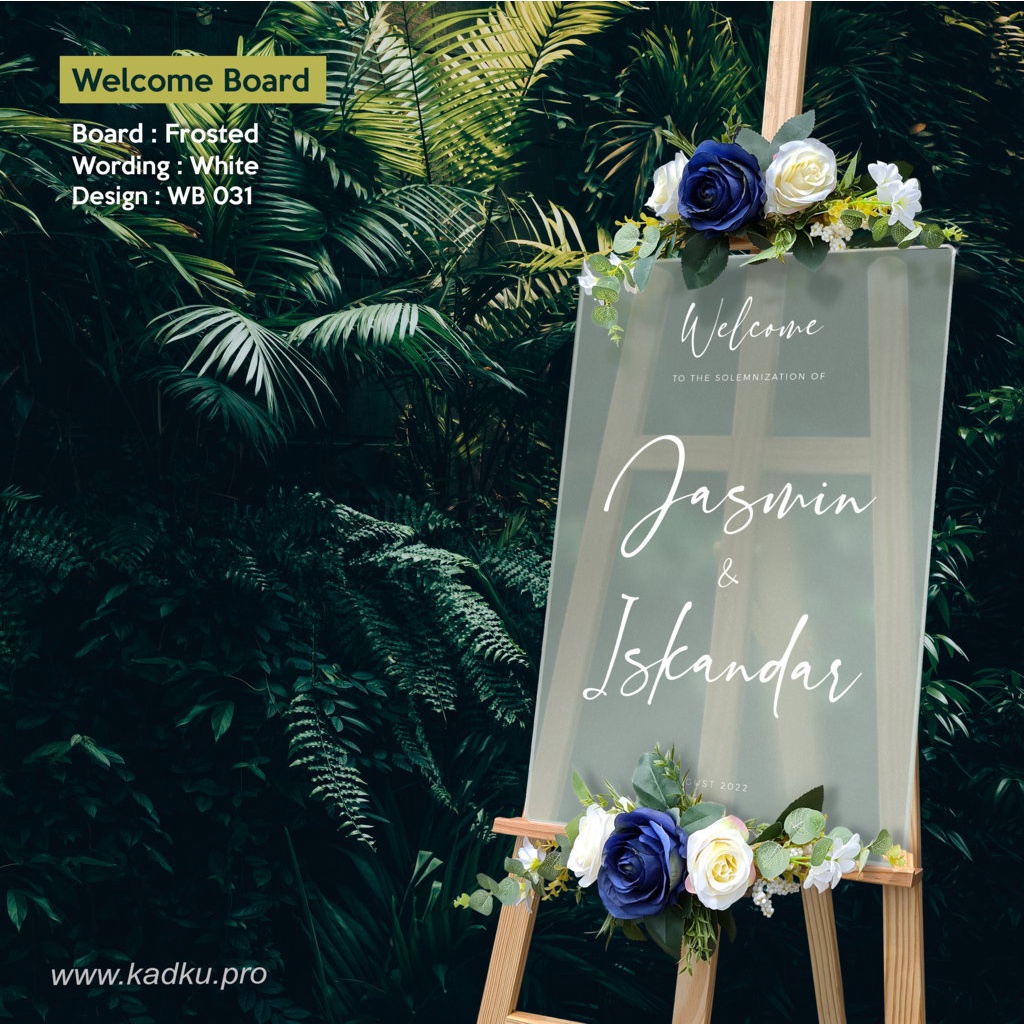 Matt / Frosted Welcome Board Custom Acrylic, Wedding Signage, Welcome ...