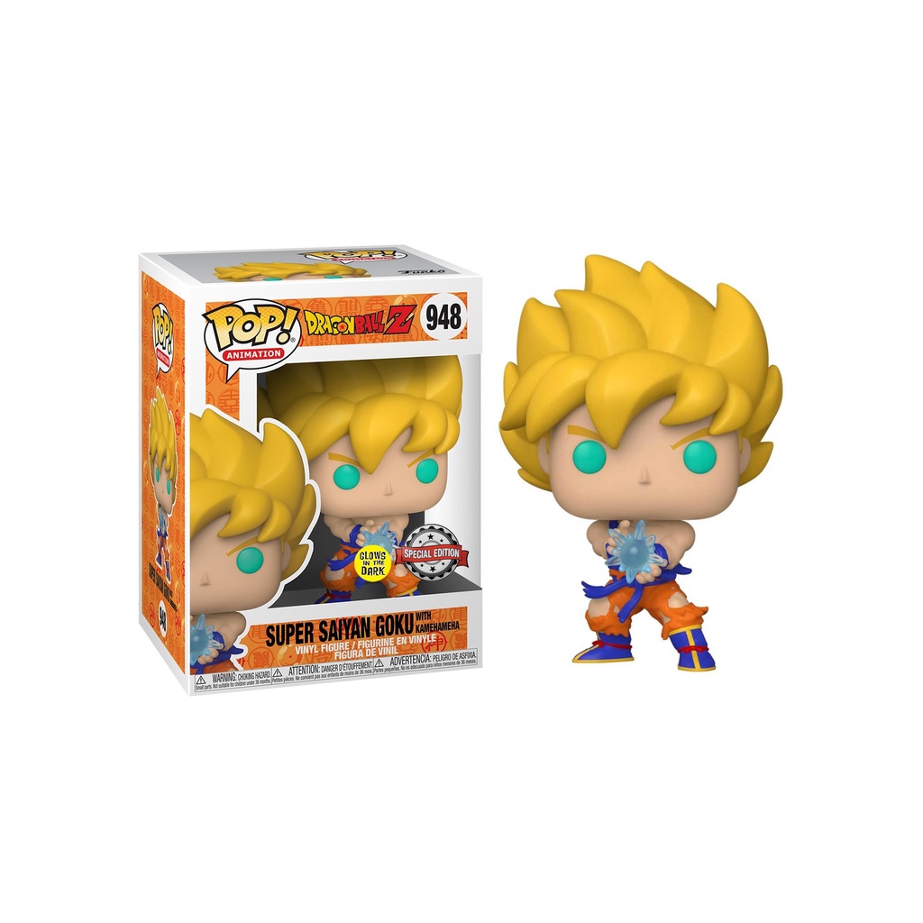 Funko Pop ! Animation Toys For Kids: Dbz - Ss Goku With Kamehameha Wave ...