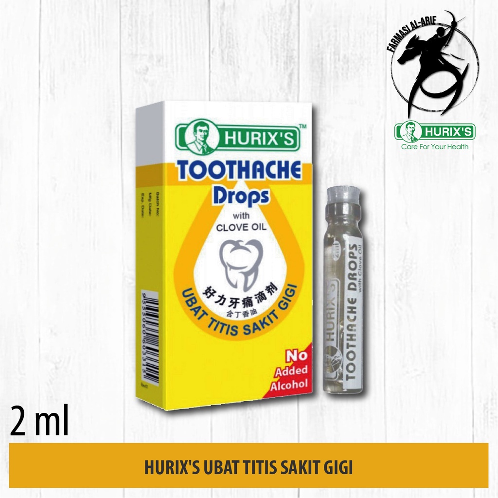 HURIX'S Toothache Drop (Ubat Titis Sakit Gigi) | Shopee Malaysia