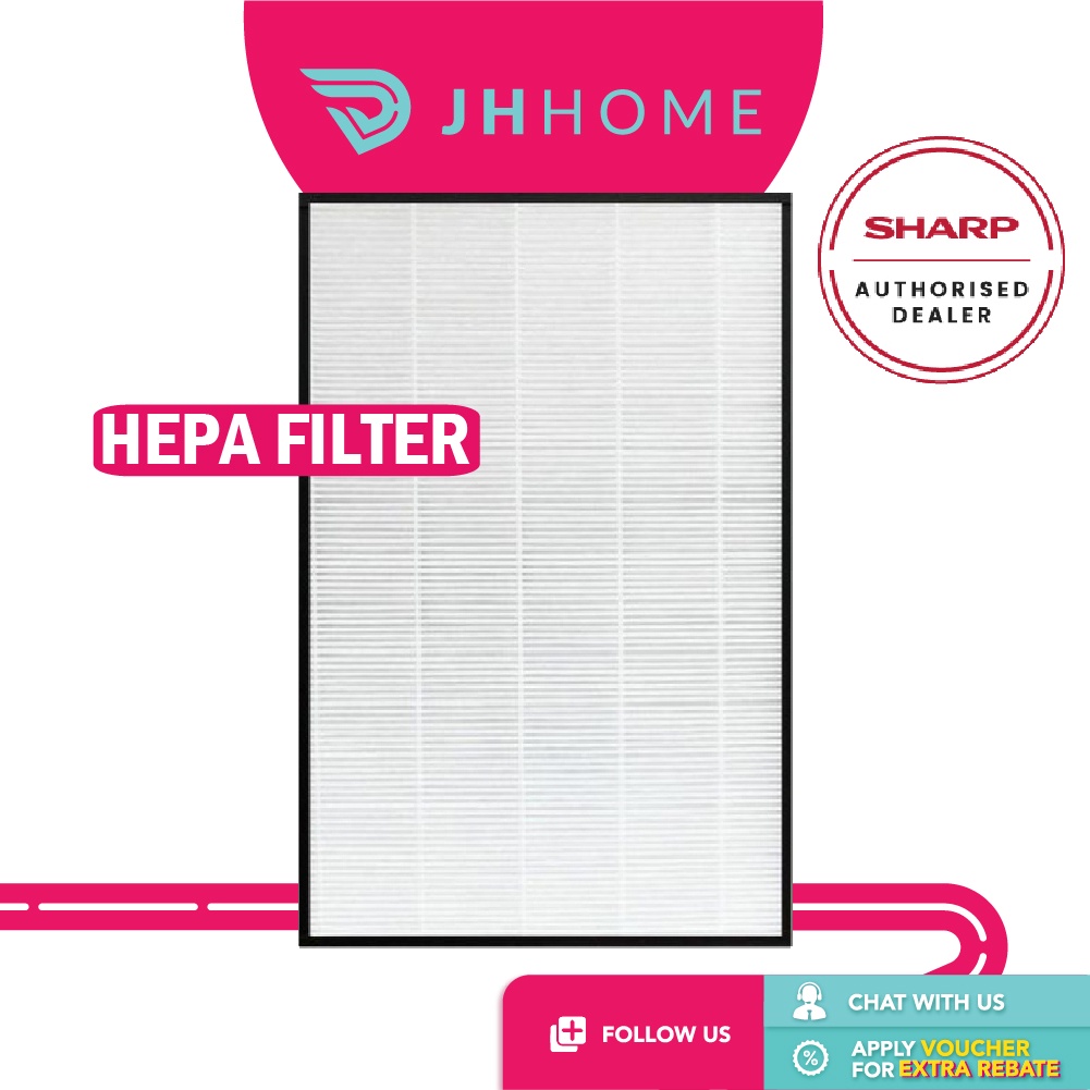 Sharp Hepa Replacement Filter FZD60HFE For Air Purifier KCD60E | Shopee ...