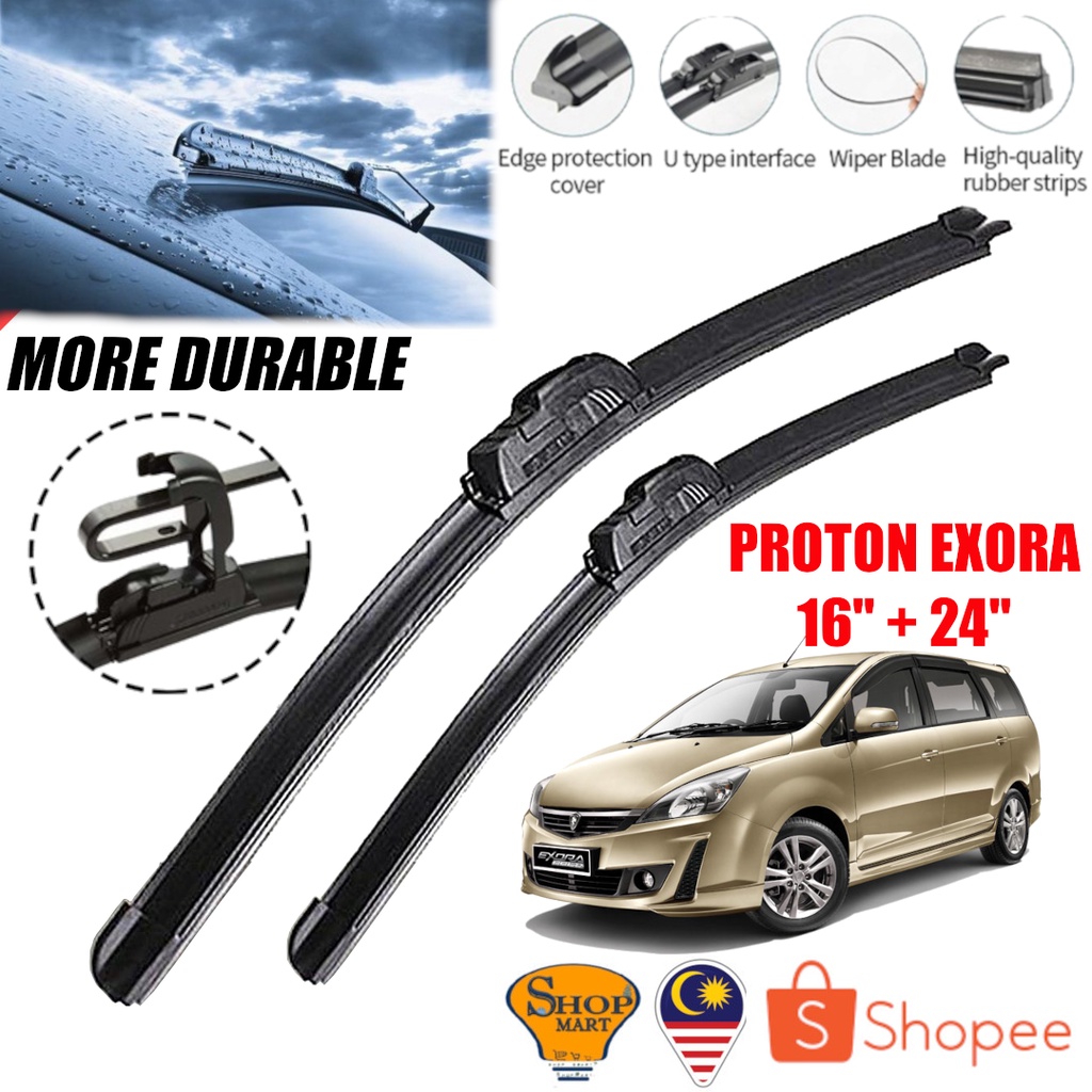 Proton Exora Soft Wiper Soft Silicone Wiper Boneless Car Accessories ...