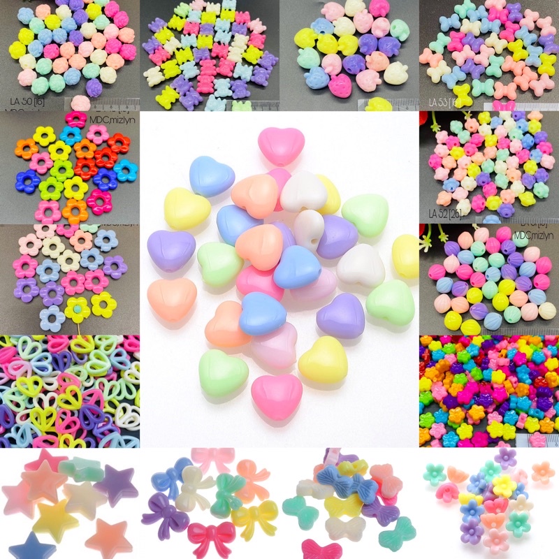 Manik Plastic Manik Acrylic Bead For Kids.🇲🇾MDC Malaysia Shop.For ...