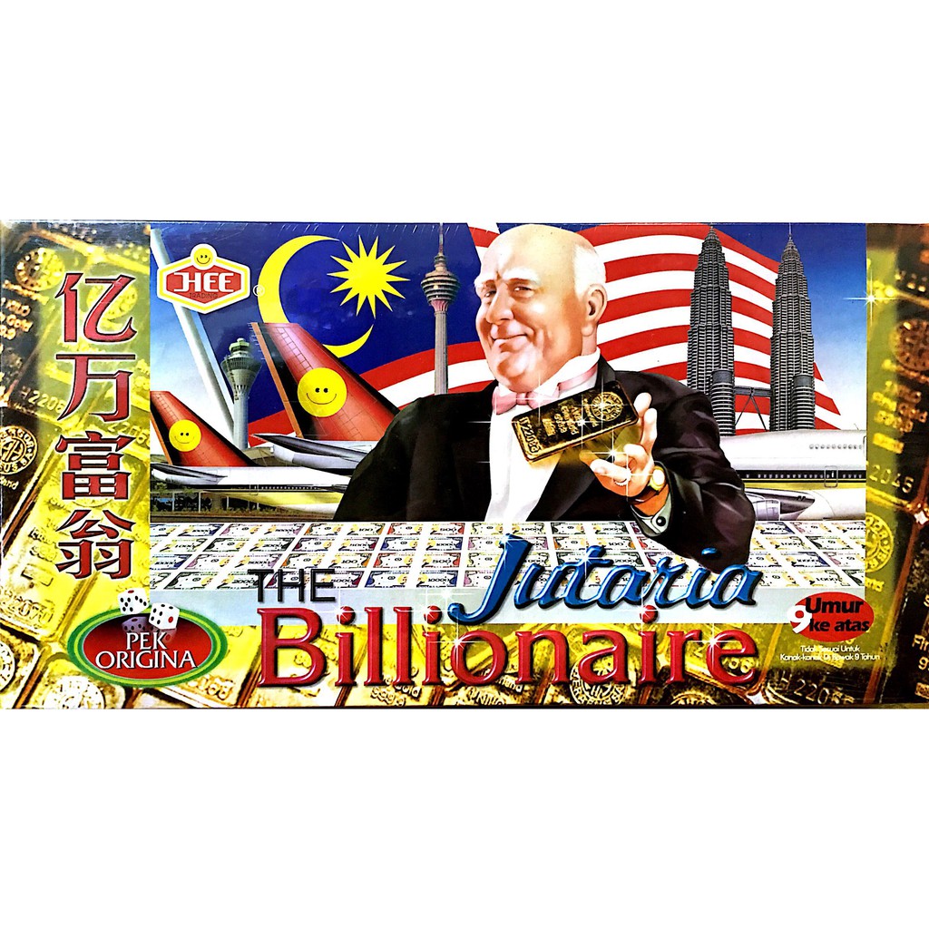 Board Game: The Billionaire / Jutaria (Big Board) | Shopee Malaysia