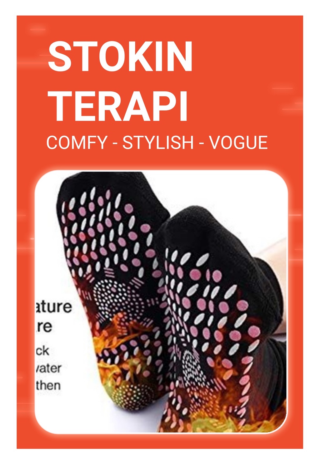 Stokin Terapi Untuk Sakit Kaki Lenguh Kebas Betis Tumit Tapak Kaki ...