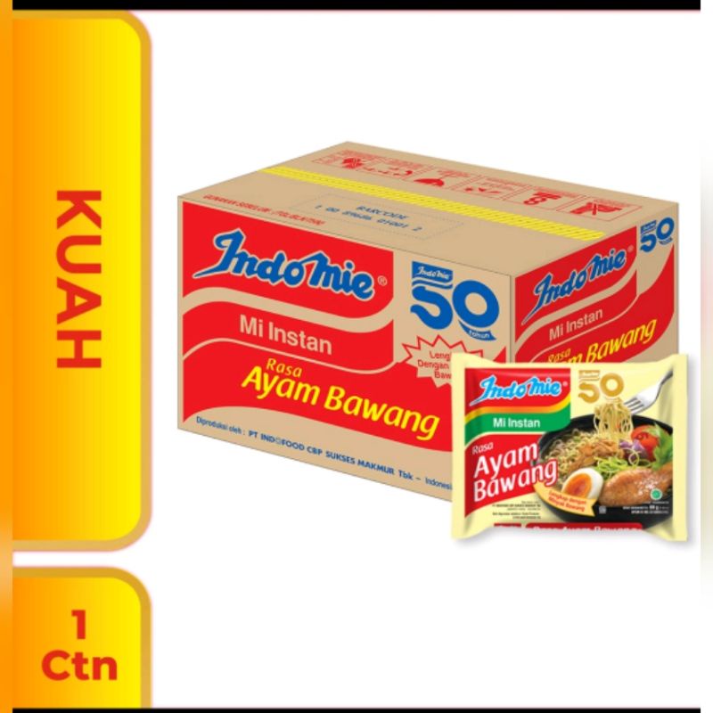 Indomie Chicken Onion Gravy 1 box 40 pcs | Shopee Malaysia