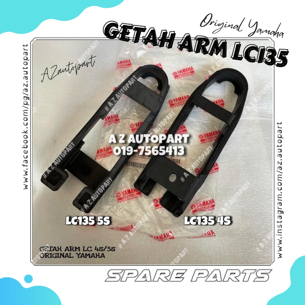 ( ORIGINAL YAMAHA ) SWING ARM RUBBER / GETAH ARM LC135 | Shopee Malaysia