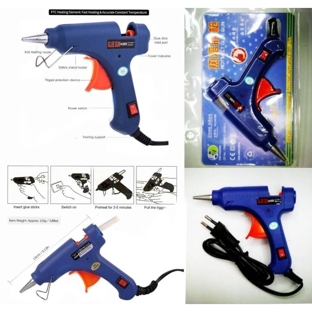 SHIOK Multipurpose Hot Glue Gun | Pistol Gam Panas Pelbagai Guna AC0036 ...