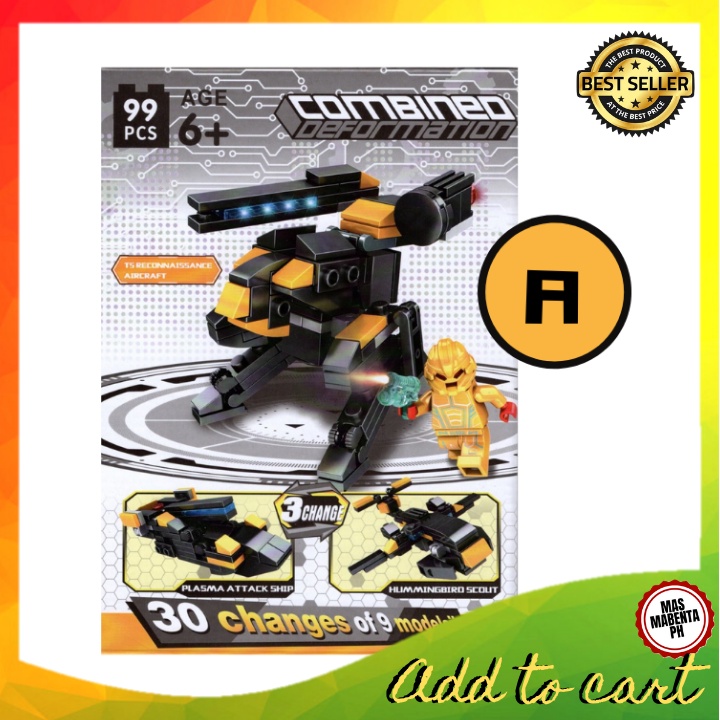 Combined Deformation Brick Toys from Taiwan (1 Box Only) | Kids ...